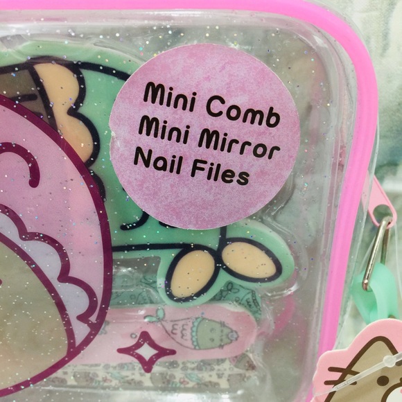 Pusheen | Bags | Pusheen Gift Set Mini Combmirror And Nail File | Poshmark